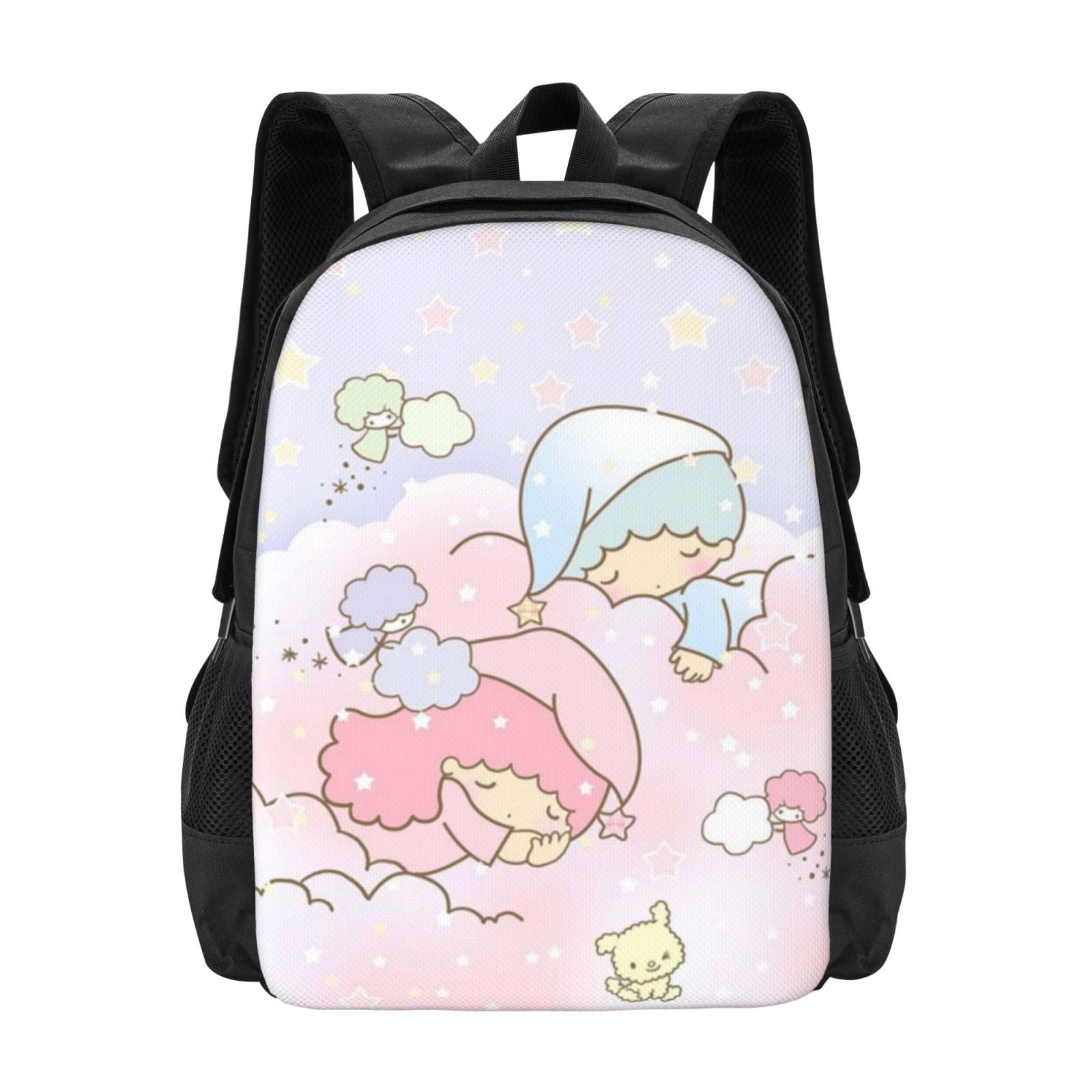 Pink Backpack Little Twin Stars Sleeping Lightweight Durable Double ...