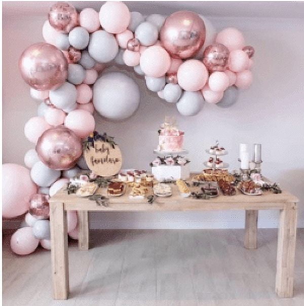 Pink Balloon Garland Arch Kit 167 Pcs, 5 To 18 Inches Thicken Pastel ...