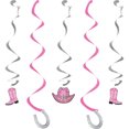 Pink Bandana Cowgirl Dizzy Danglers 5pk