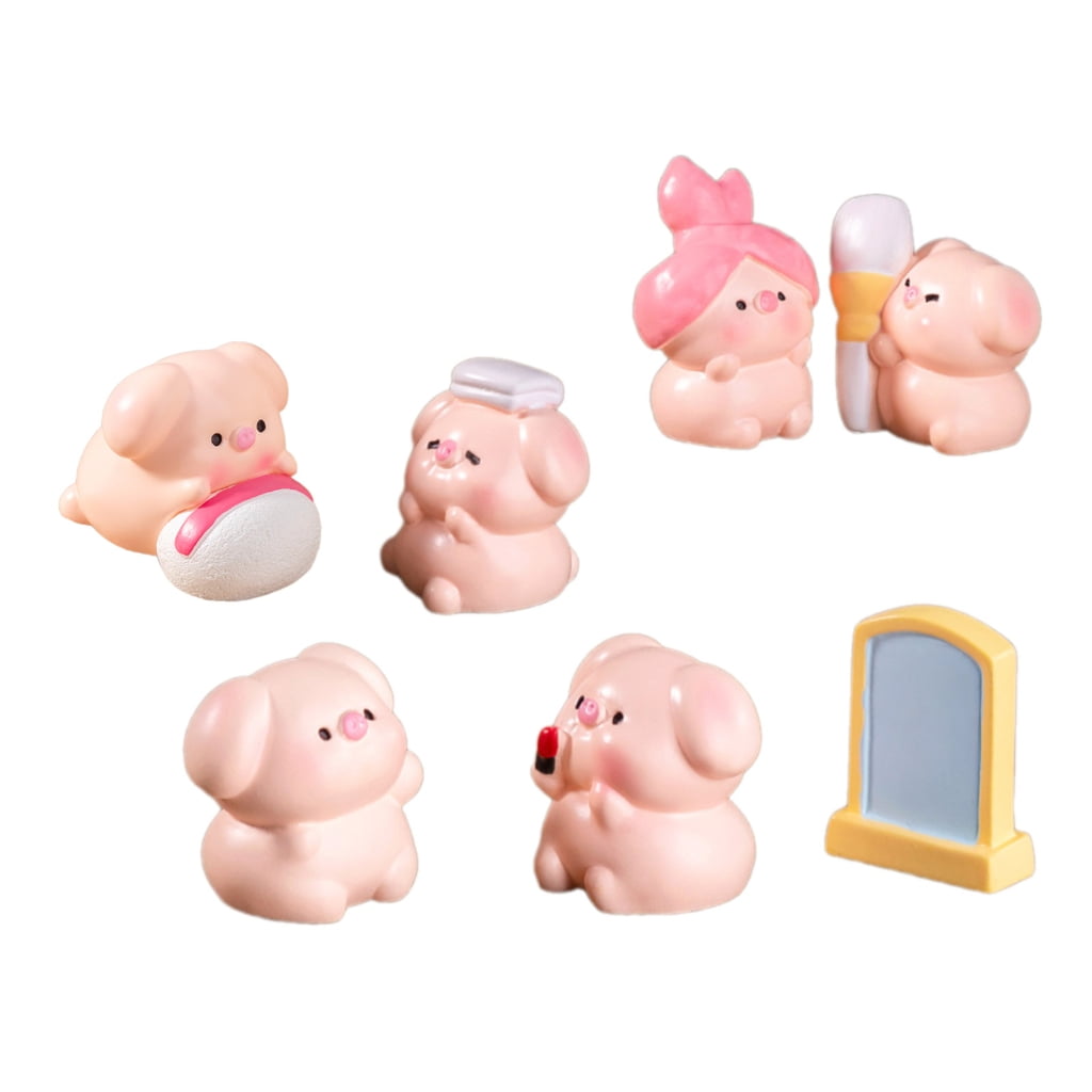 Pink Beauty Pig Decorations for Car Rear View Mirror and Living Room ...
