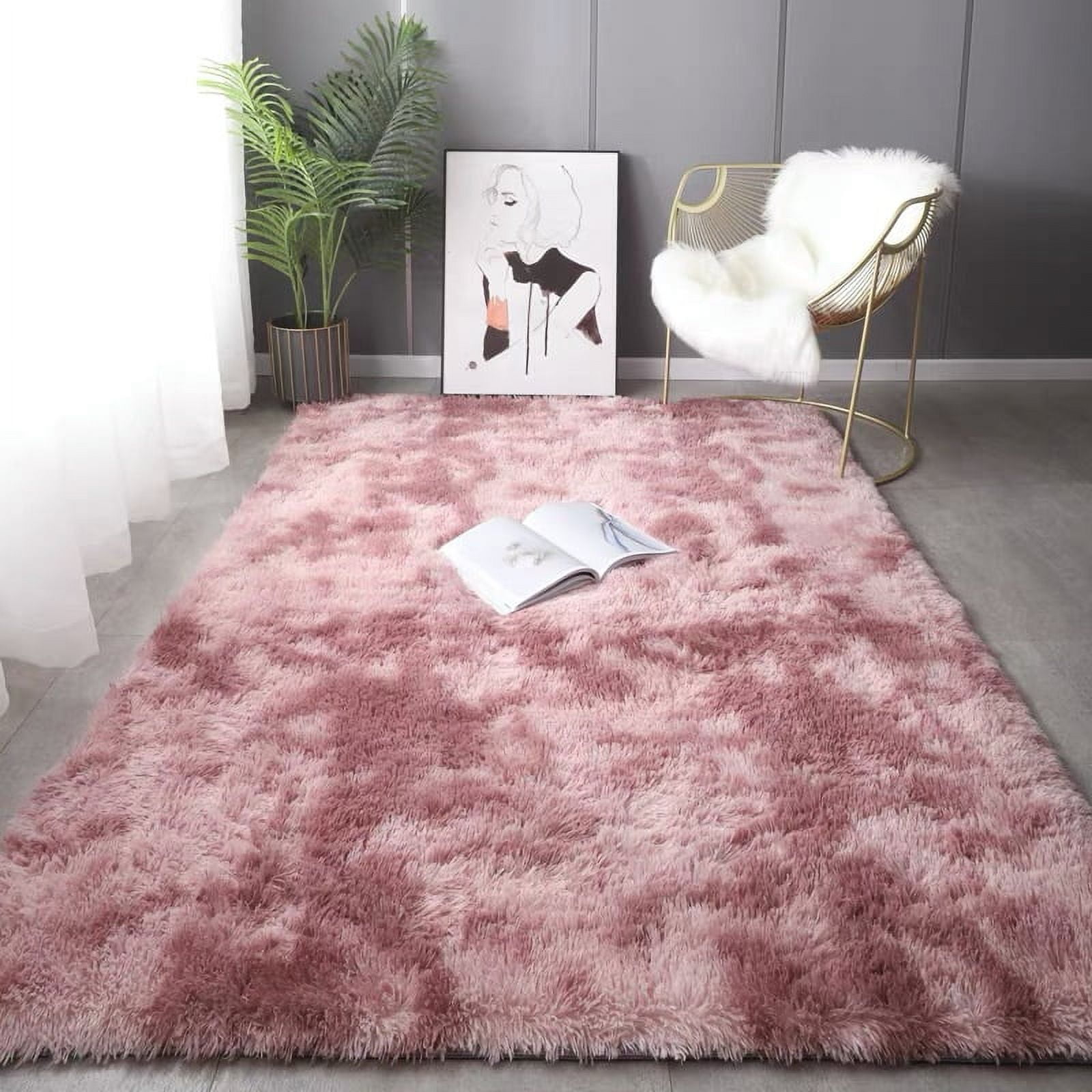 Pink Bedroom Carpet For Children's Room Cute Girls Floor Soft Mat ...