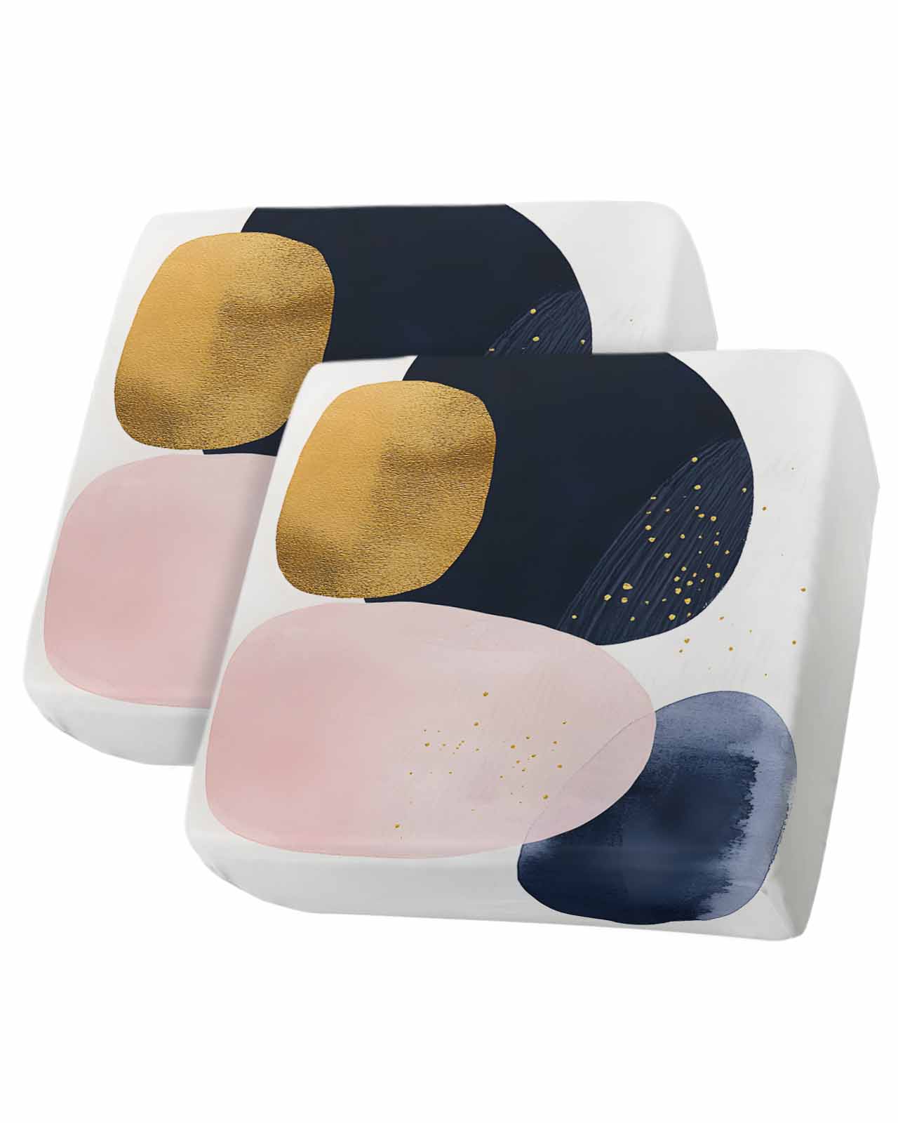 Pink Black Abstract Art Sofa Couch Cushion Covers Washable, Removable ...