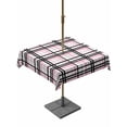 Pink Black Plaid Table Cloth Rectangle Outdoor Tablecloth, Farmhouse ...