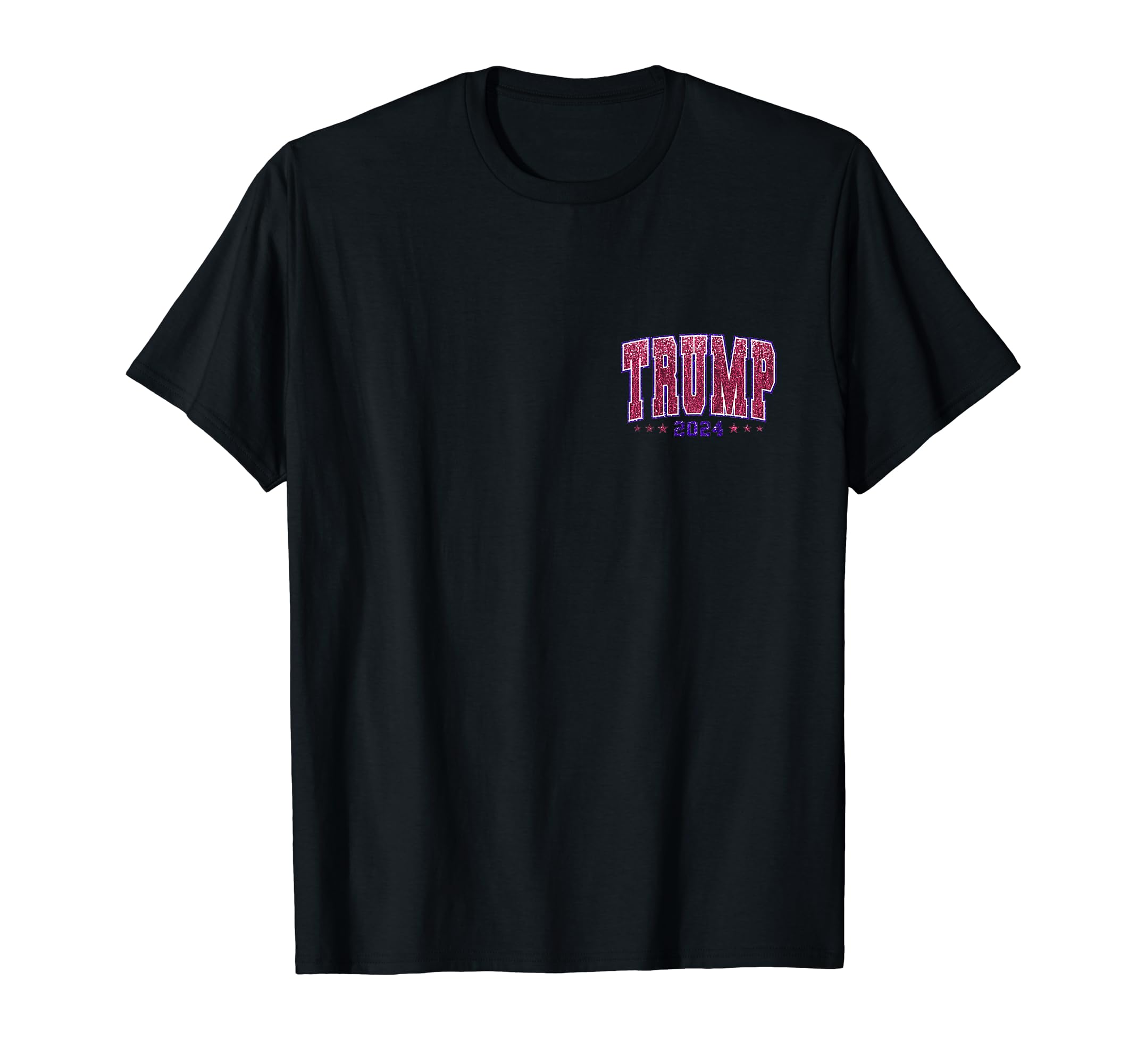 Pink Bling Trump 2024 President Make America Trump Again T-Shirt ...
