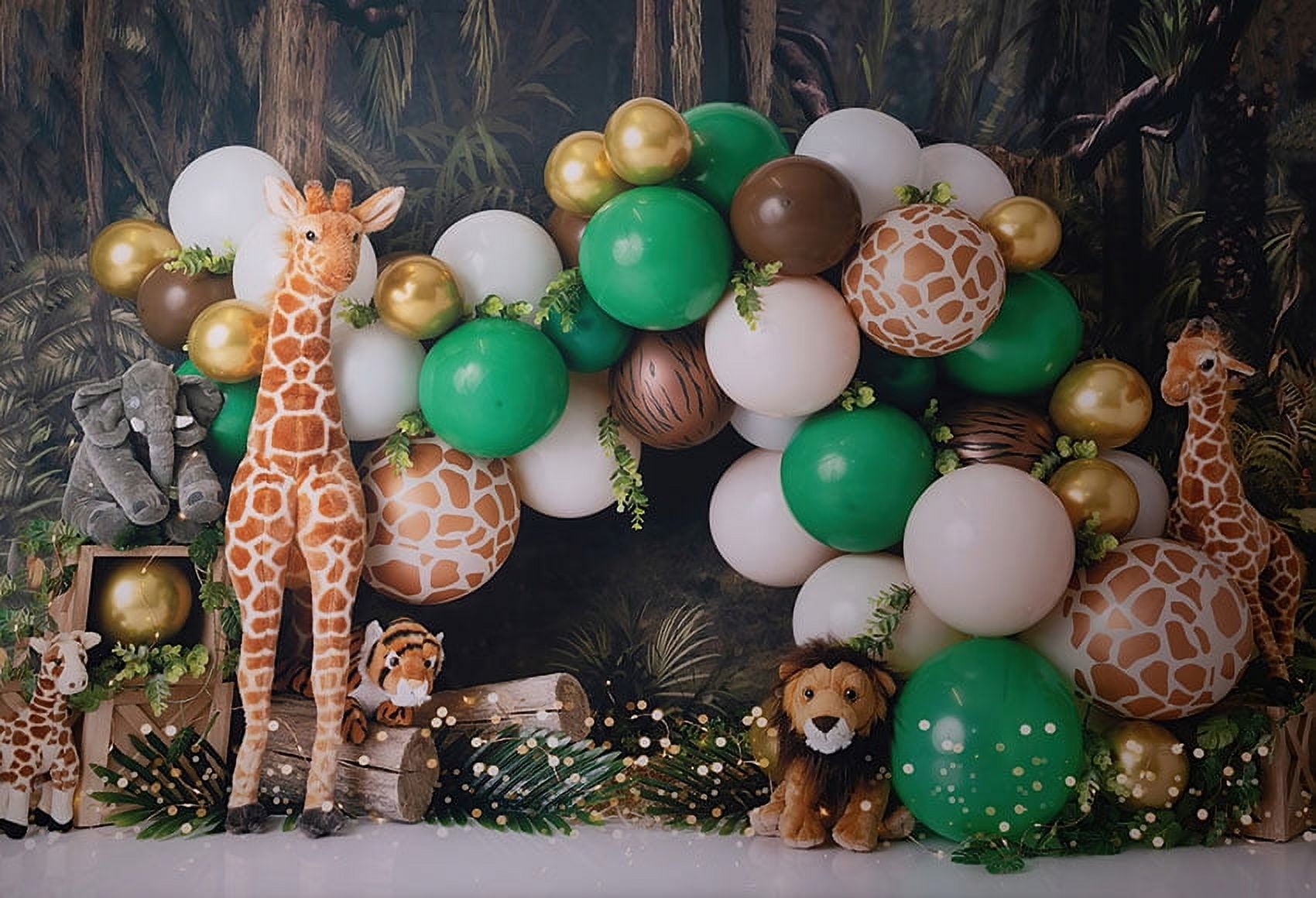 Pink Bohemian Balloons Girl Boy 1st Birthday Party Cake Smash Boho ra ...