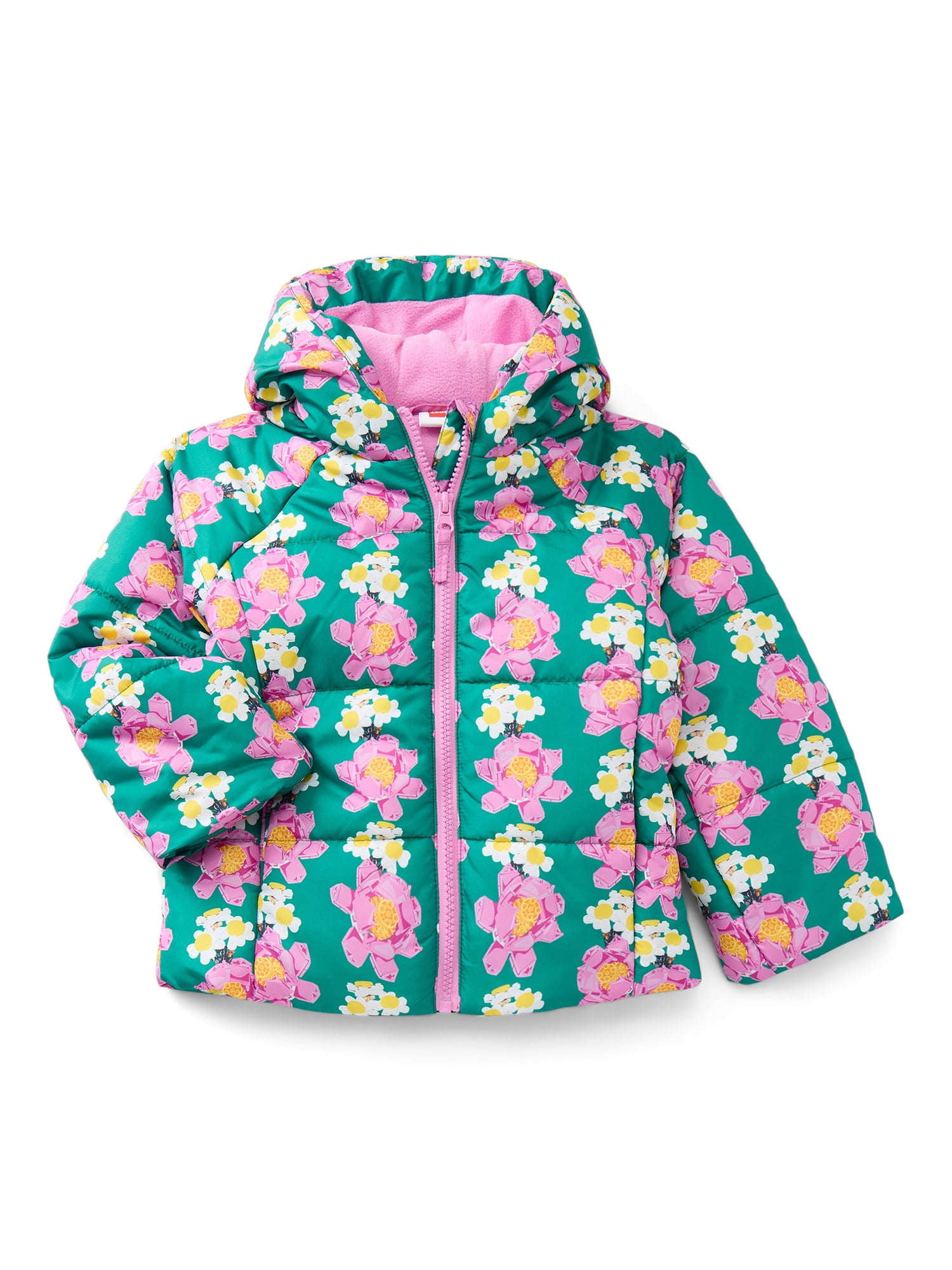 LEGO® Botanicals Toddler Girl Puffer Jacket, Sizes 2T-5T - Walmart.com