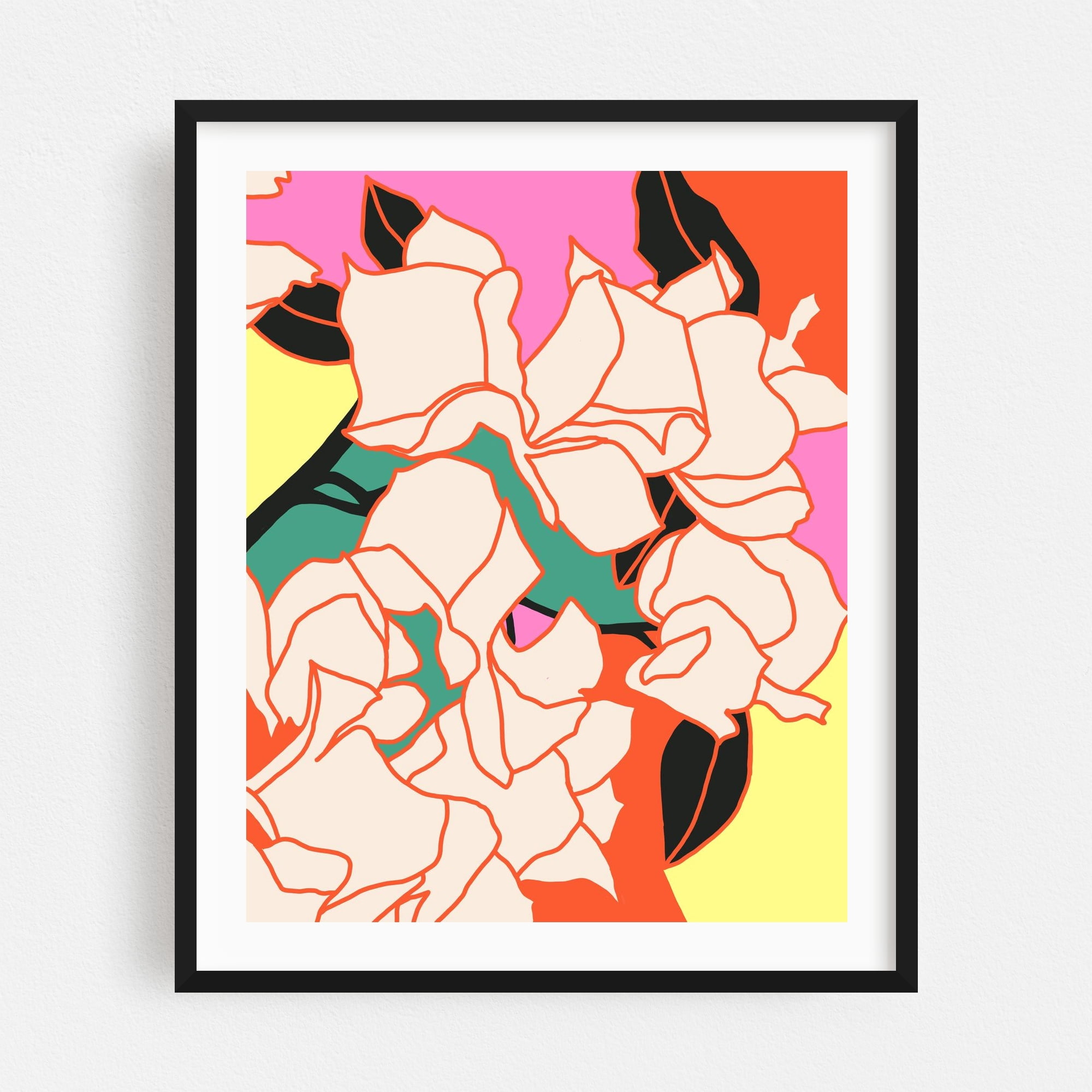 Pink Bougainvillea Essence - India Digital Art Modern Art Floral Pop ...