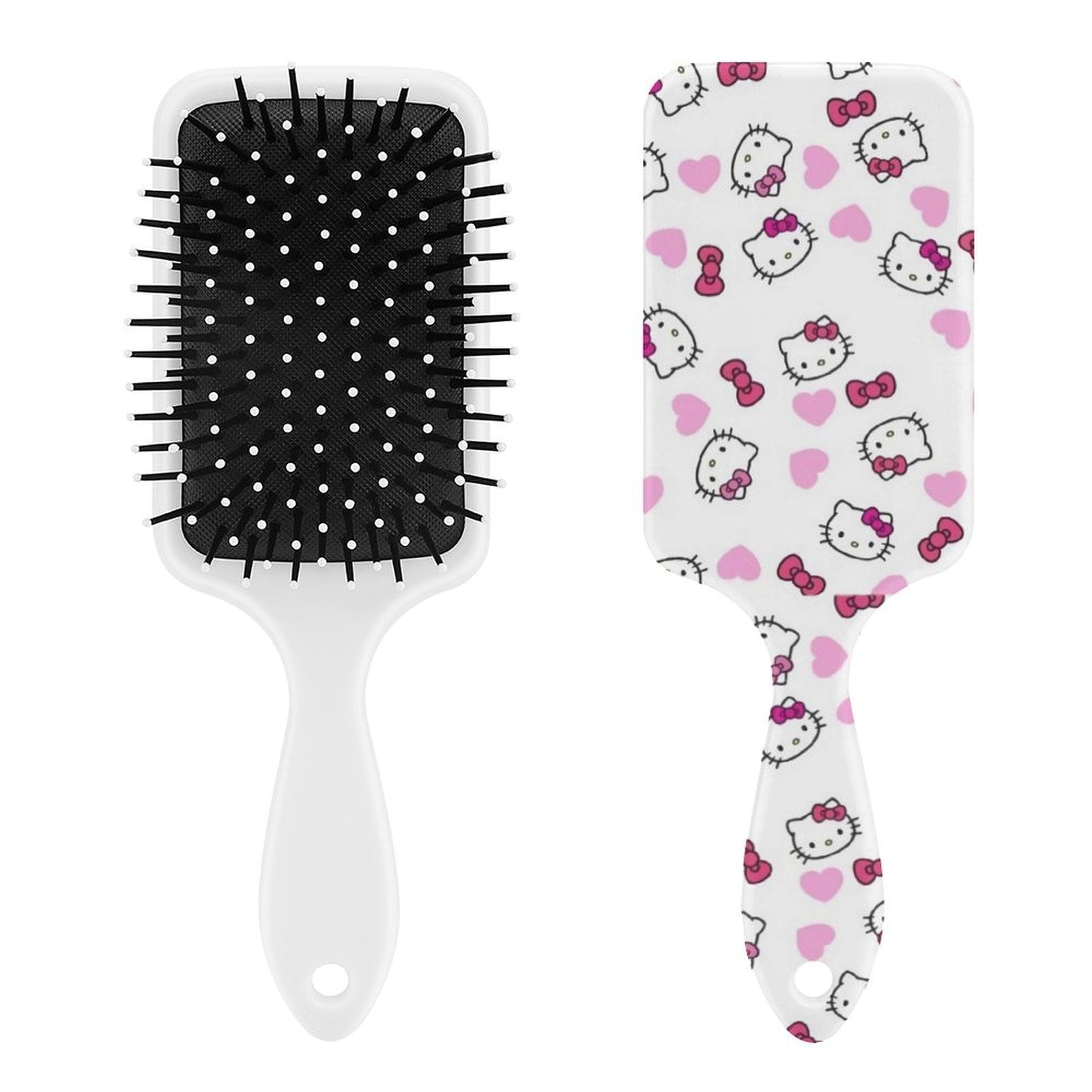 Pink Bow Hello Kitty Air Cushion Massage Brush Combs All Hair Types ...
