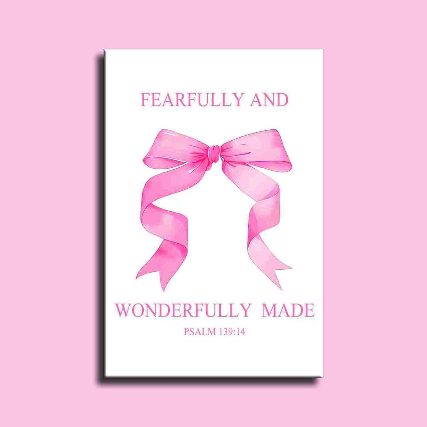 Pink Bow Wall Art Decor Pink Bow Posters Aesthetic for Teen Girls Gifts ...