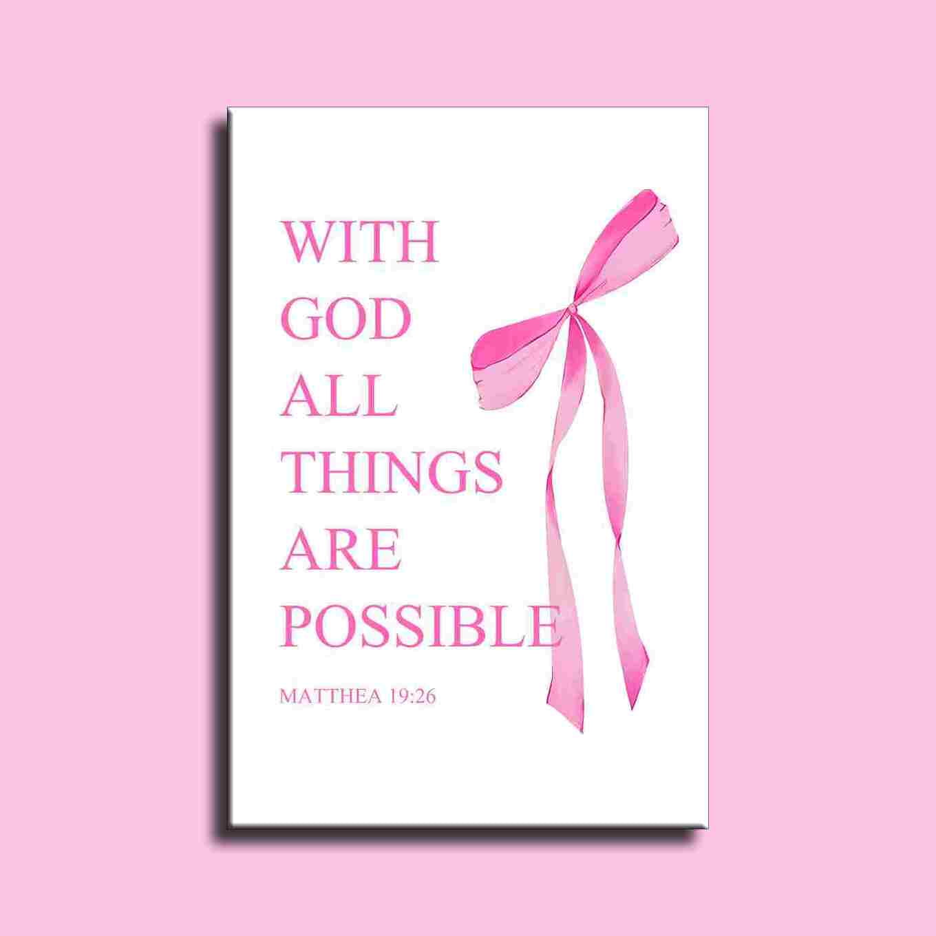 Pink Bow Wall Art Decor Pink Bow Posters Aesthetic for Teen Girls Gifts ...