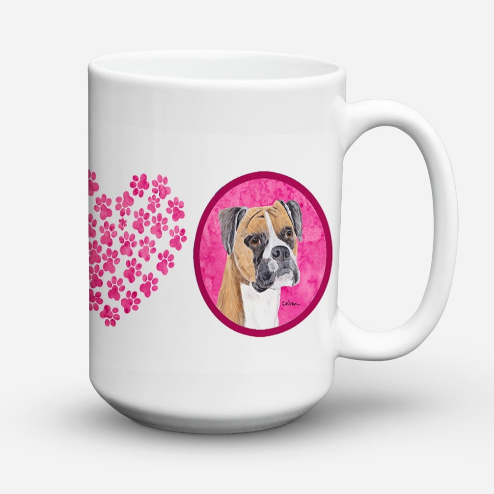 Pink Boxer Coffee Mug 15 oz - Walmart.com