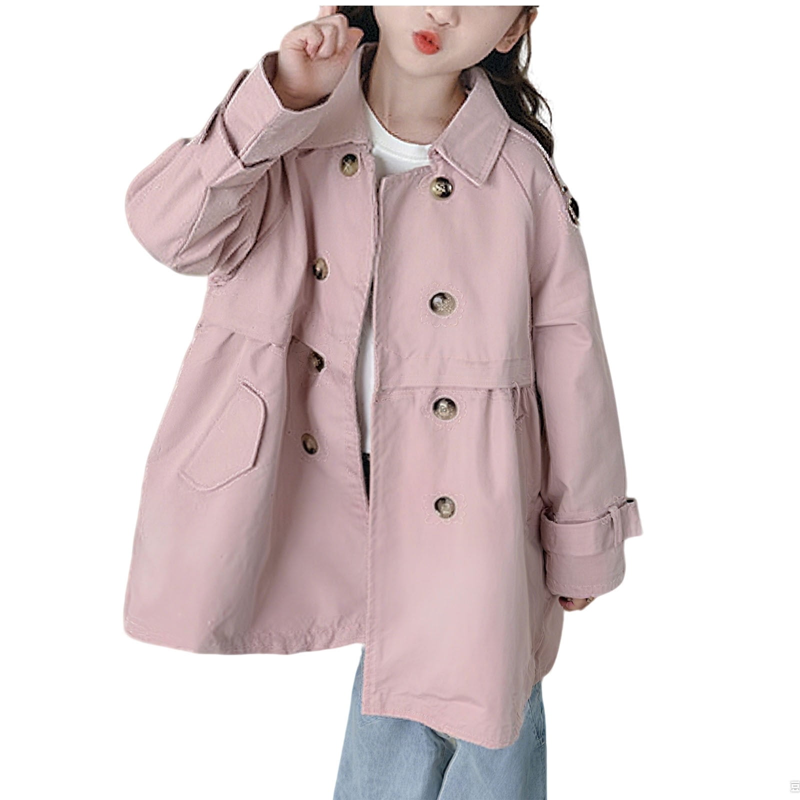 Pink Boy Girl Children Boy Girl Long Turtleneck Spandex Jacket ...