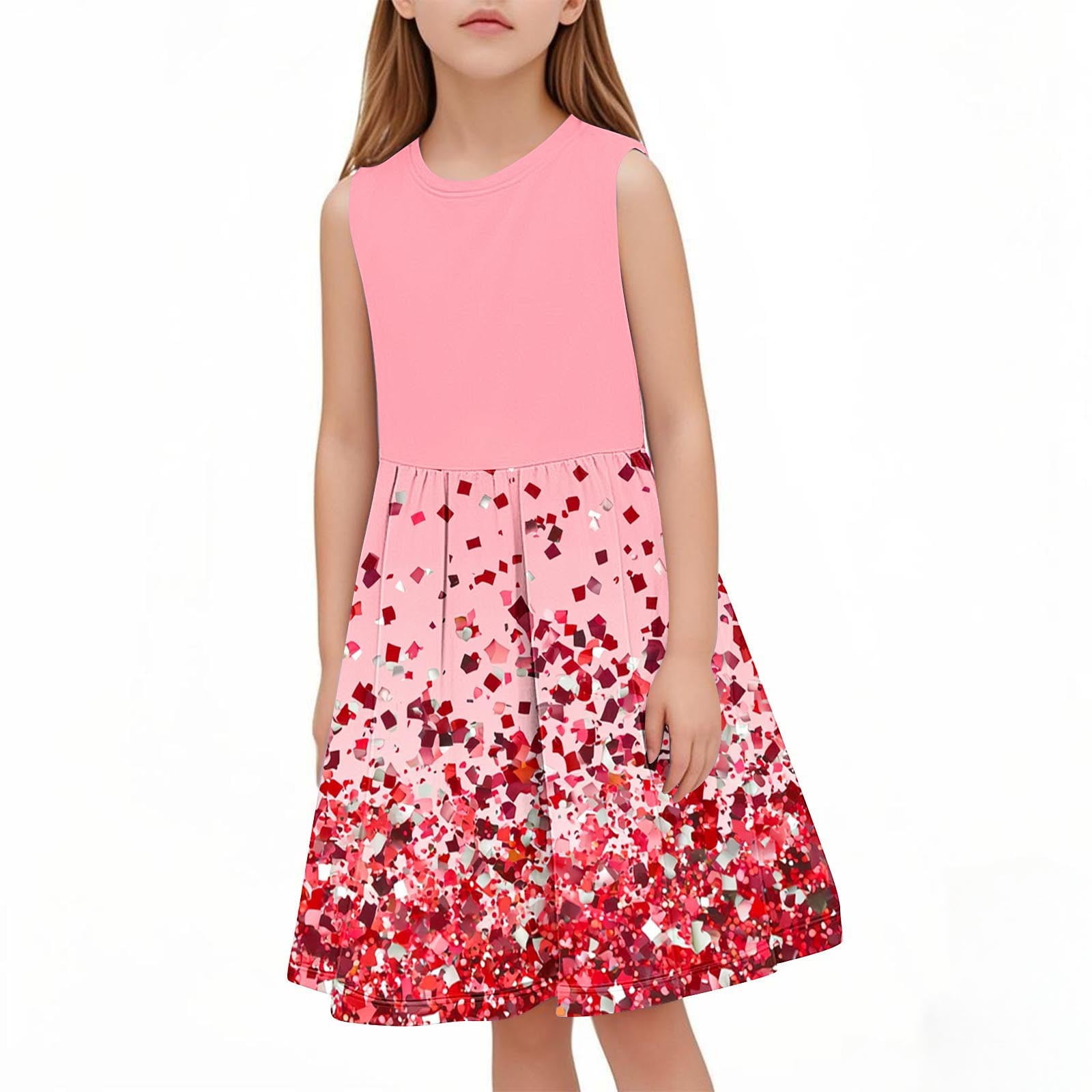 Pink Boy Girl Sequin Sparkly Glitter Going Out for Kids Girl Boy Summer ...