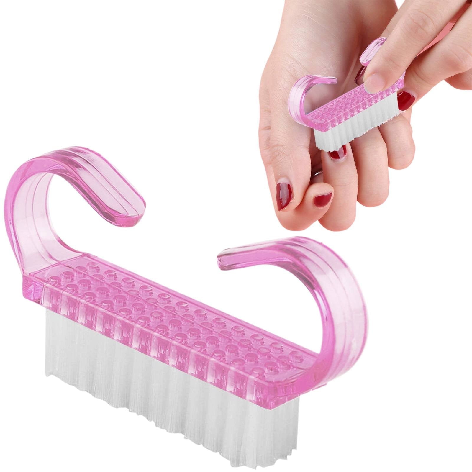 Pink Brush E - Nail Brushes Nail Repair Brush Hand Brush Soft and Rigid ...