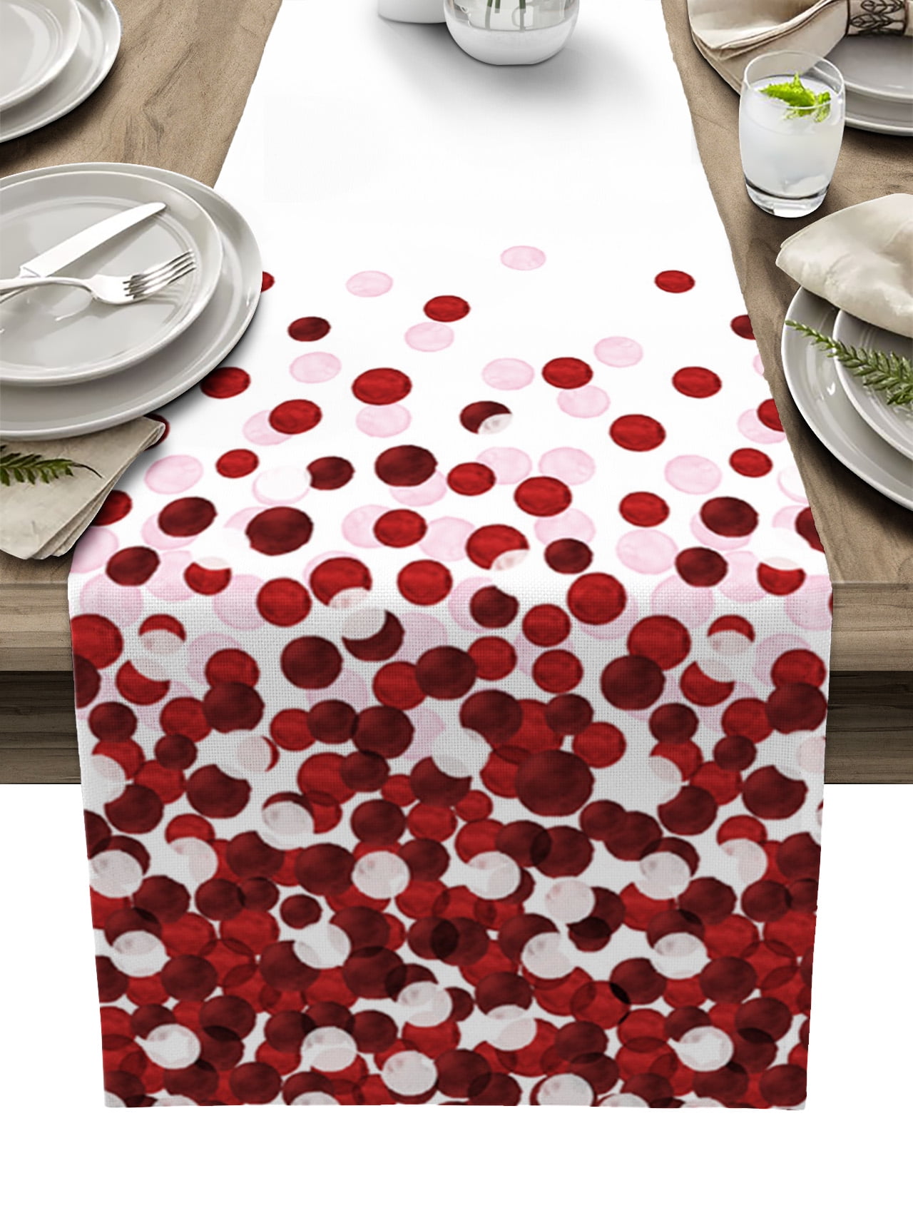 Pink Bubble Balloon Table Runner Wedding ration Home Dinner Table r ...