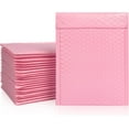 "Walmart 50 Pack Pink Bubble Mailers 6"" x 10"", Self Seal, Poly Padded, Waterproof Shipping ...