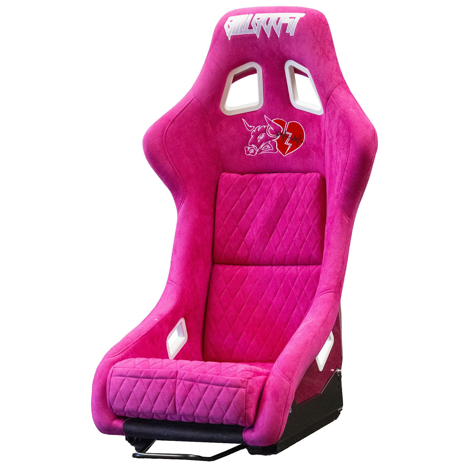 Pink Bull Boost Adjustable Racing Lowered Heartbreak Bucket Seat with ...