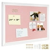 Cork Board Bulletin Board for Wall, 36" x 24" Wall Mounted Vision Board ...