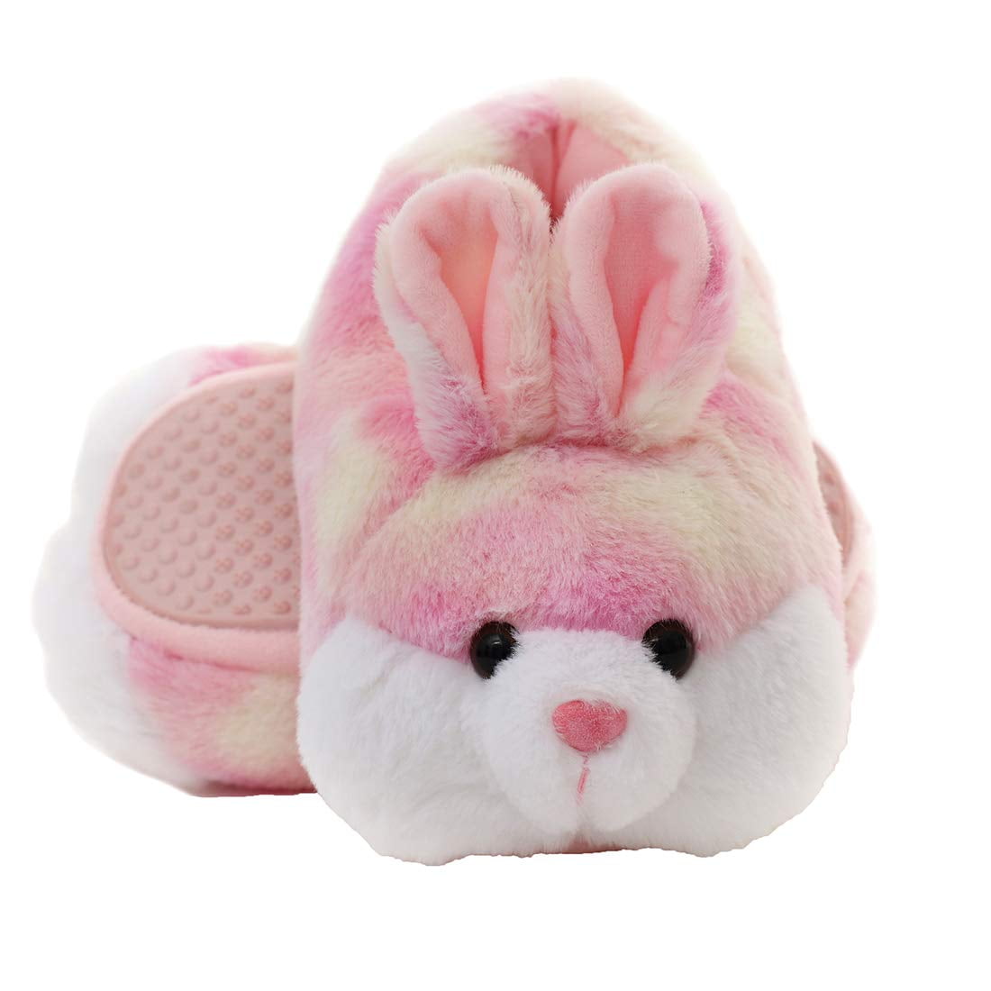 Pink Bunny Slippers for Women Warm Funny Slippers Rabbit plush sneaker ...