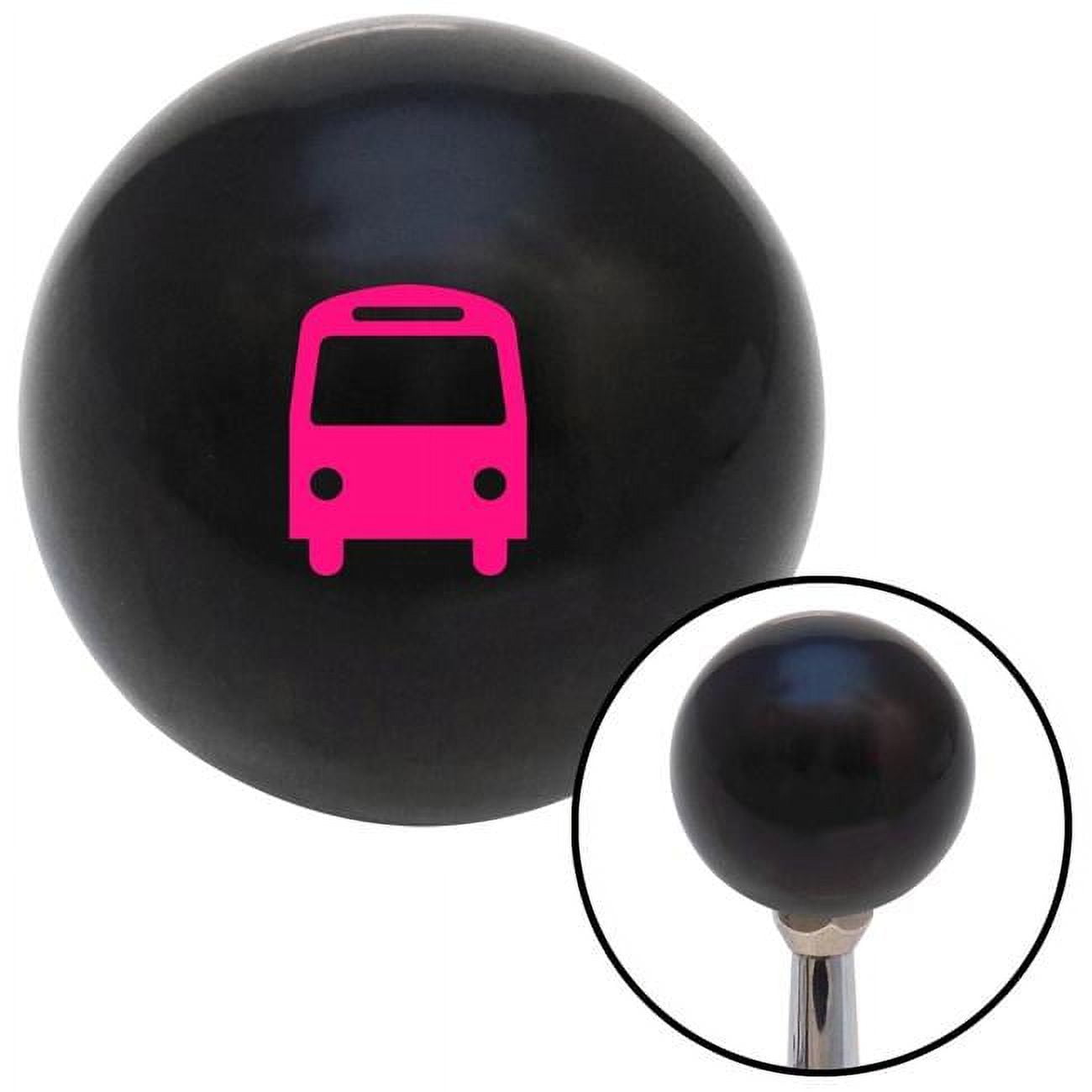 Pink Bus Black Shift Knob with M16 x 1.5 Insert Shifter Auto Manual ...
