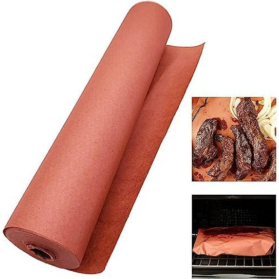 Pink Butcher Paper Roll, 12 Inch x 60 Feet, Unwaxed, Bleach Free ...