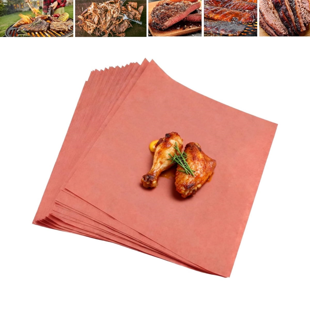 Pink Butcher Paper Sheets,Grilling Paper for BBQ Wrapping Meat ...