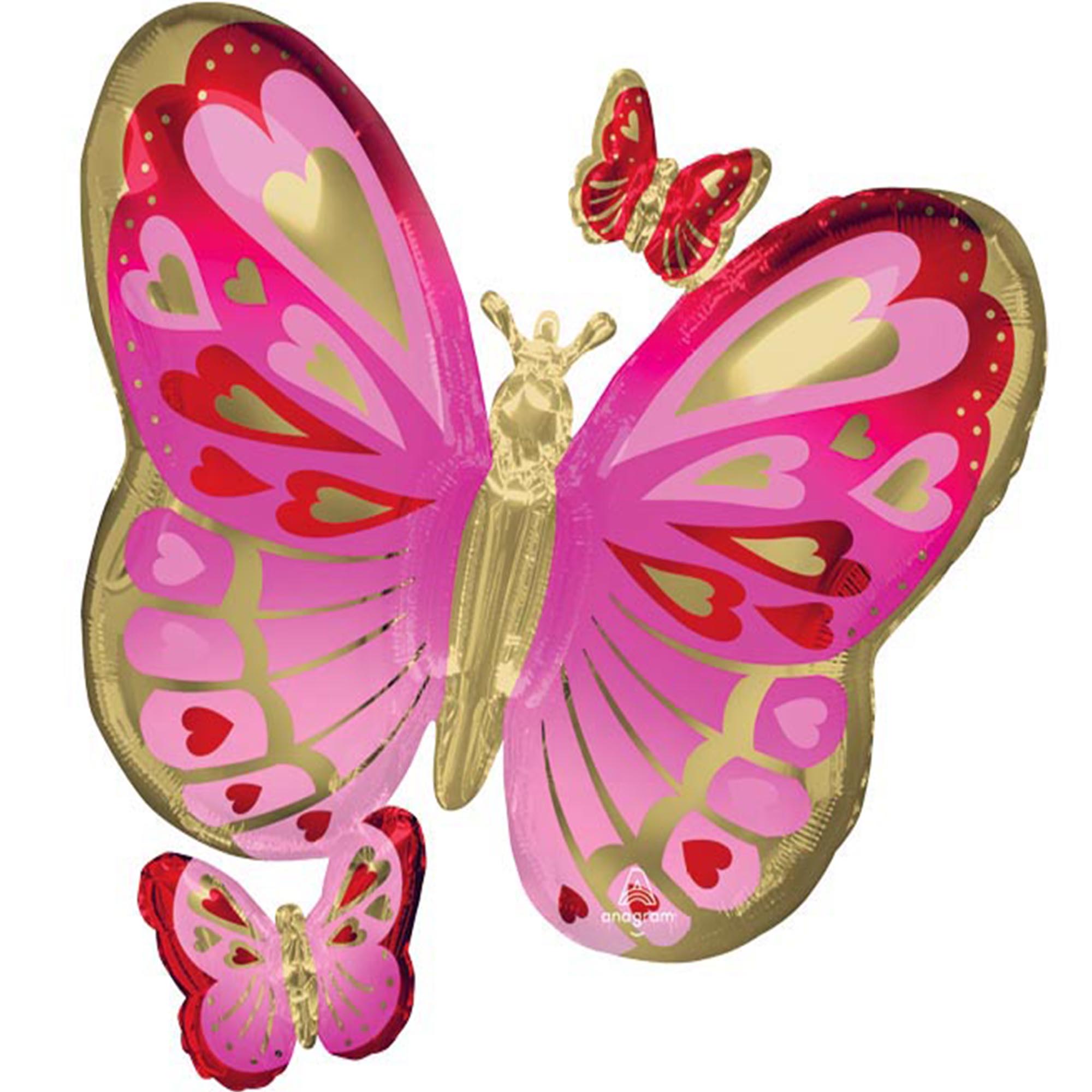 Flutter Butterfly Party Balloons - Walmart.com