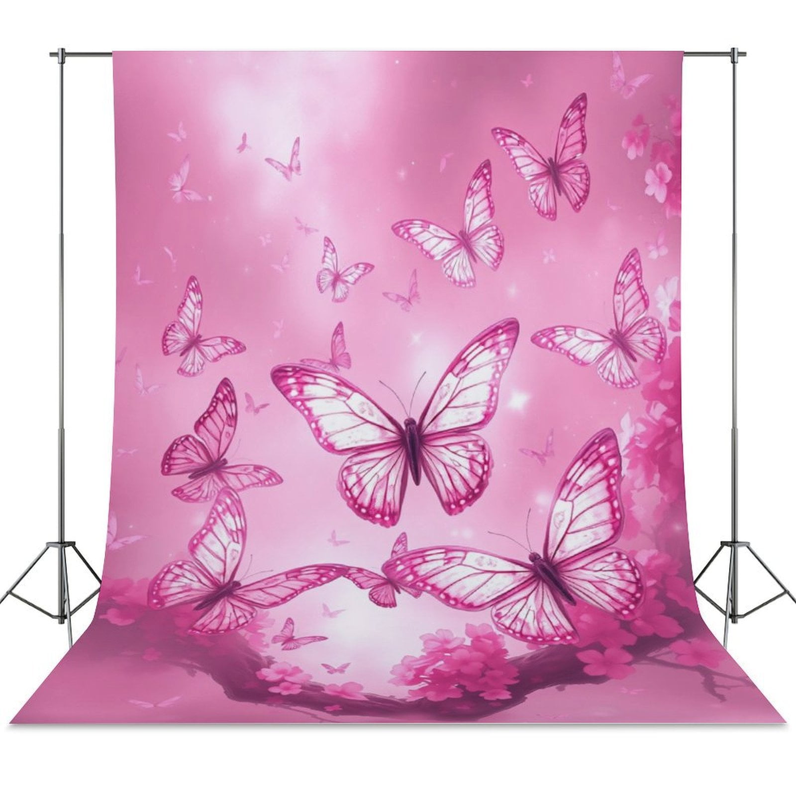 Pink Butterfly Dream Photography Backdrops Adult Photostudio Props ...