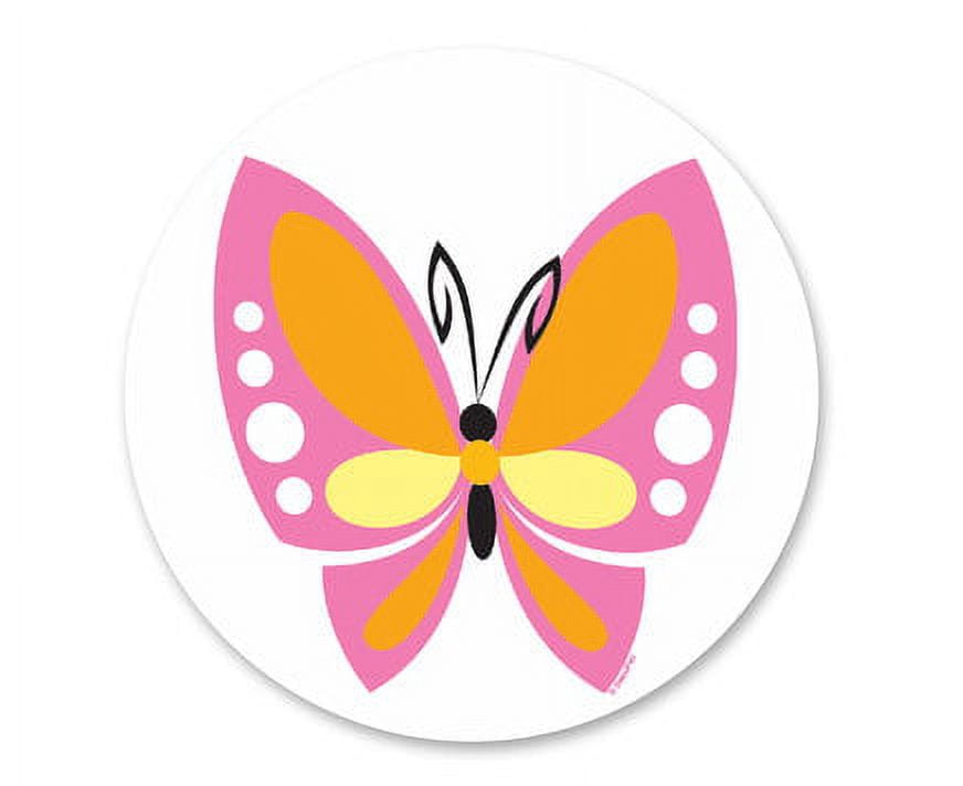 Pink Butterfly Edible Icing Image Cake Decoration Topper -1/4 Sheet ...
