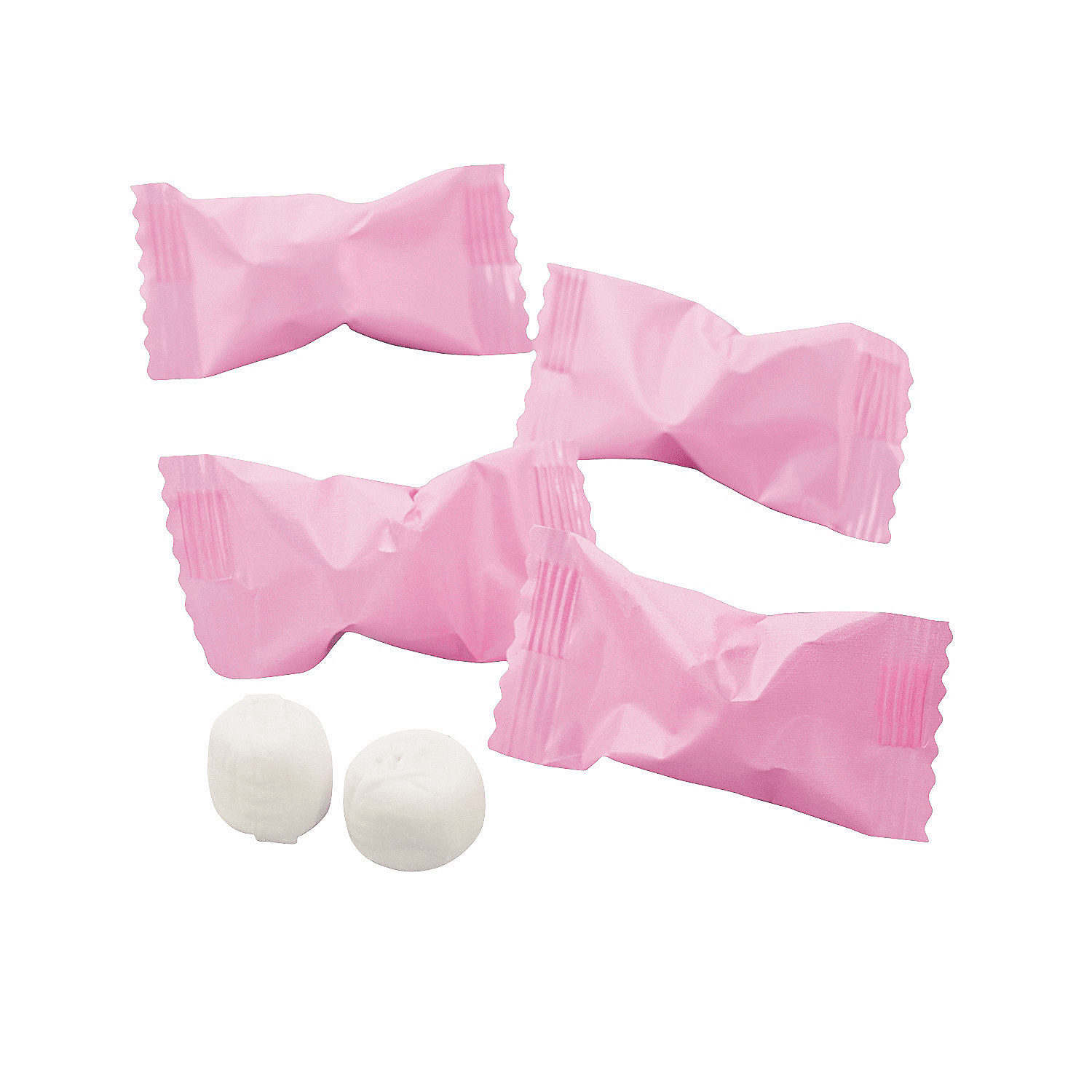 Fun Express Pink Buttermints, Individually Wrapped, Wedding Candy ...