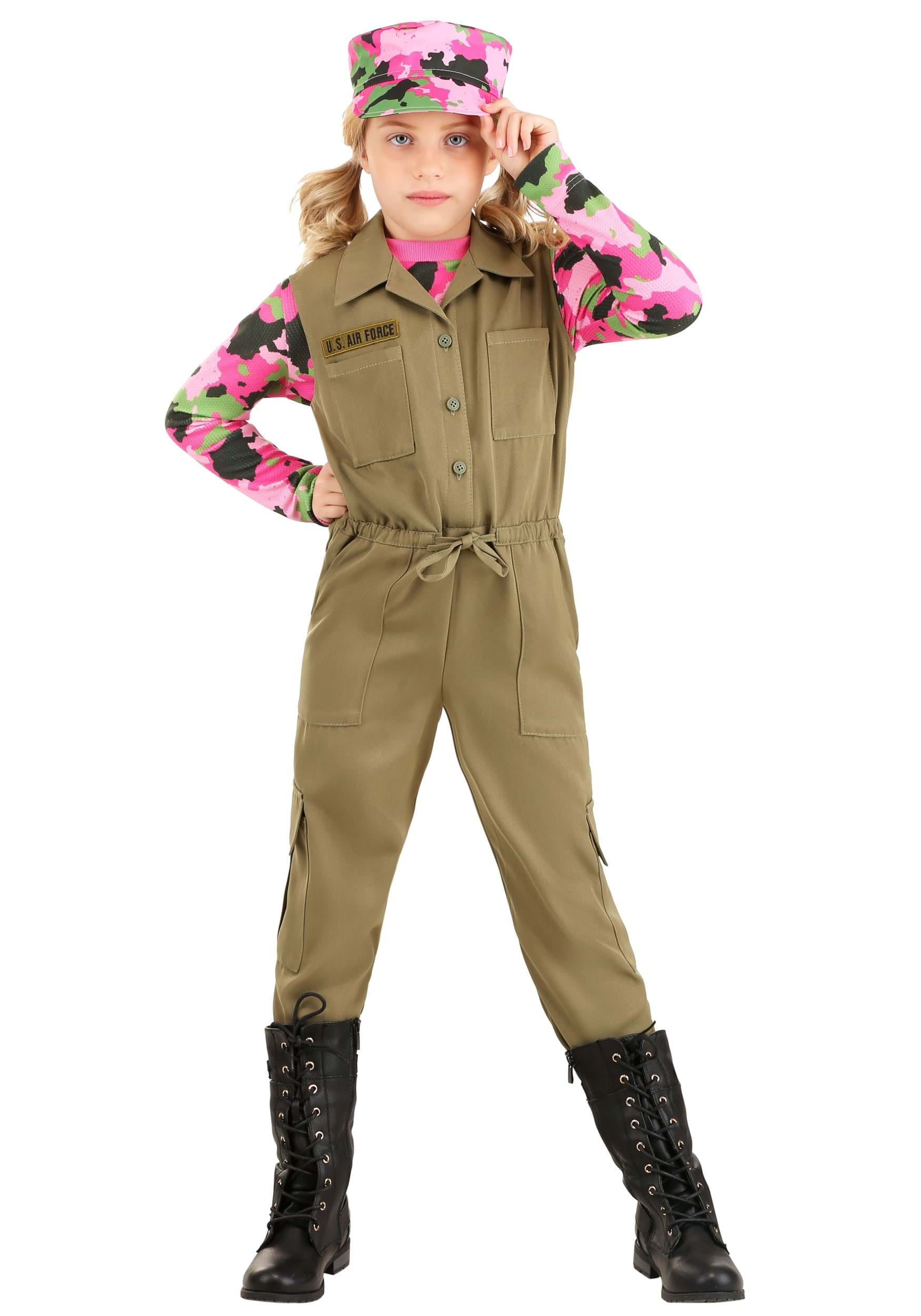 Pink Camo Army Girl's Costume - Walmart.com