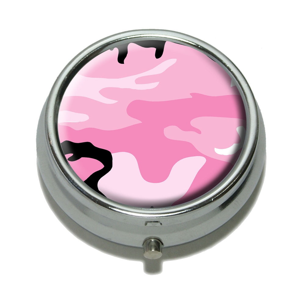 Pink Camouflage Army Soldier Pill Box - Walmart.com