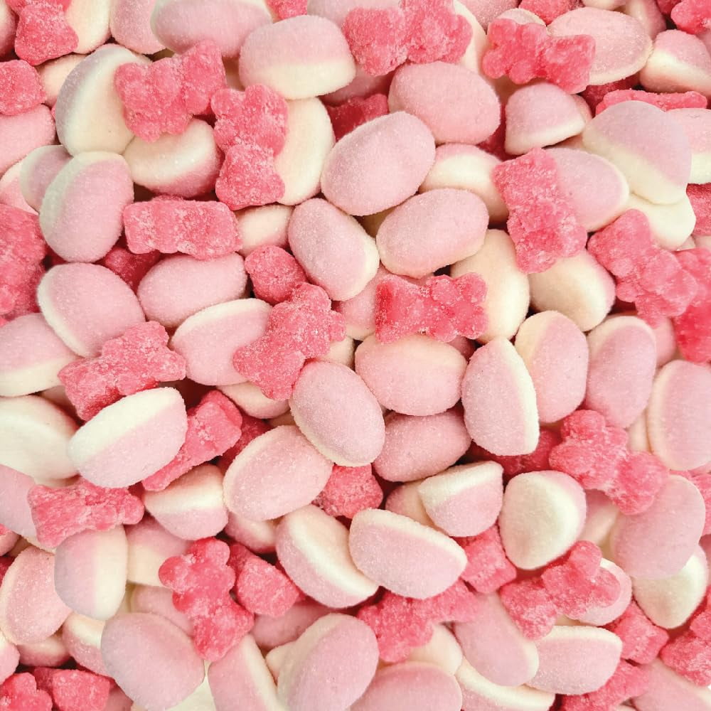 Pink Candy Mix | ESF27 2 Pound Bag | Sour Gummi Bears | Puffy Gummies ...
