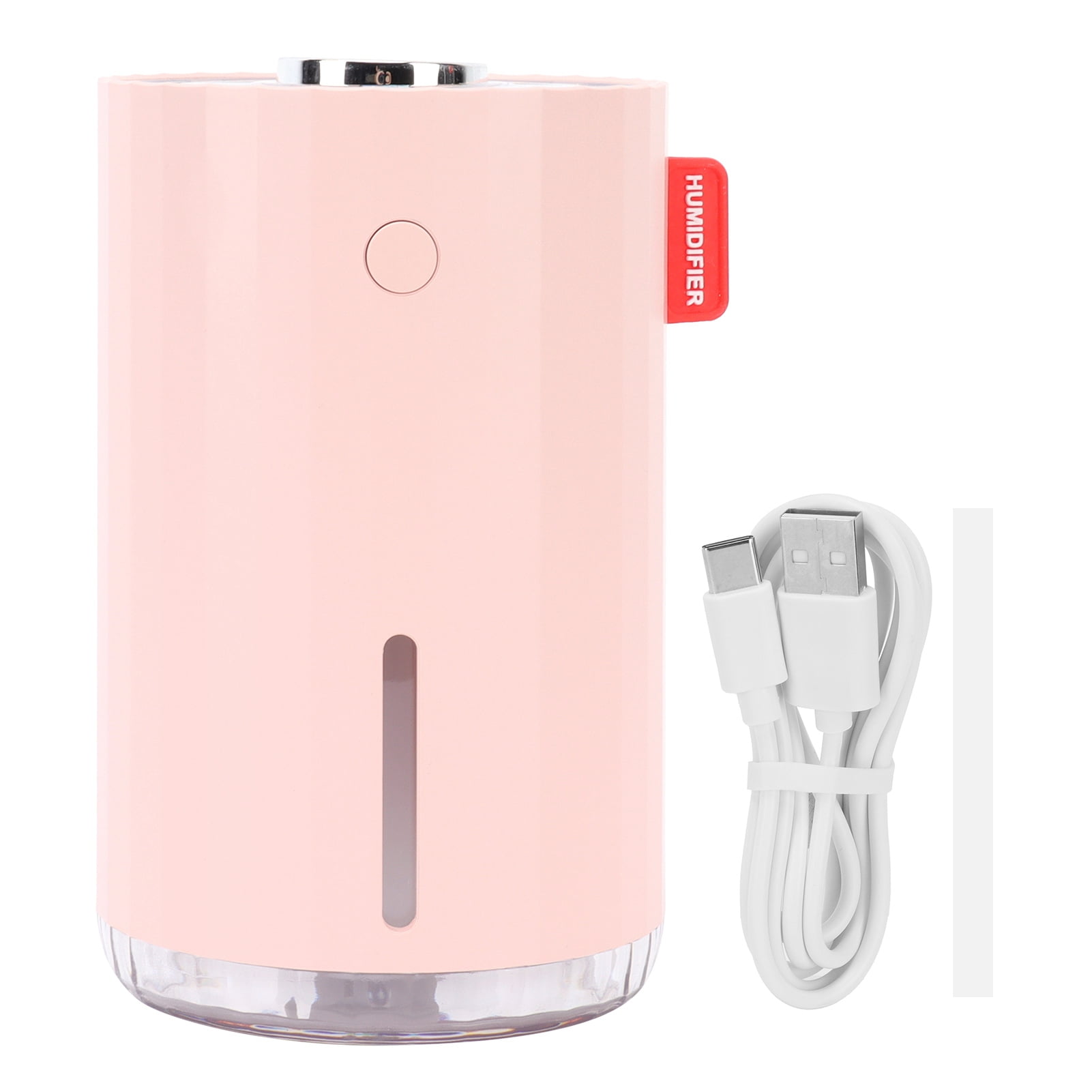Pink Car Humidifier USB Power Connection Silent Desktop Atomizer for ...