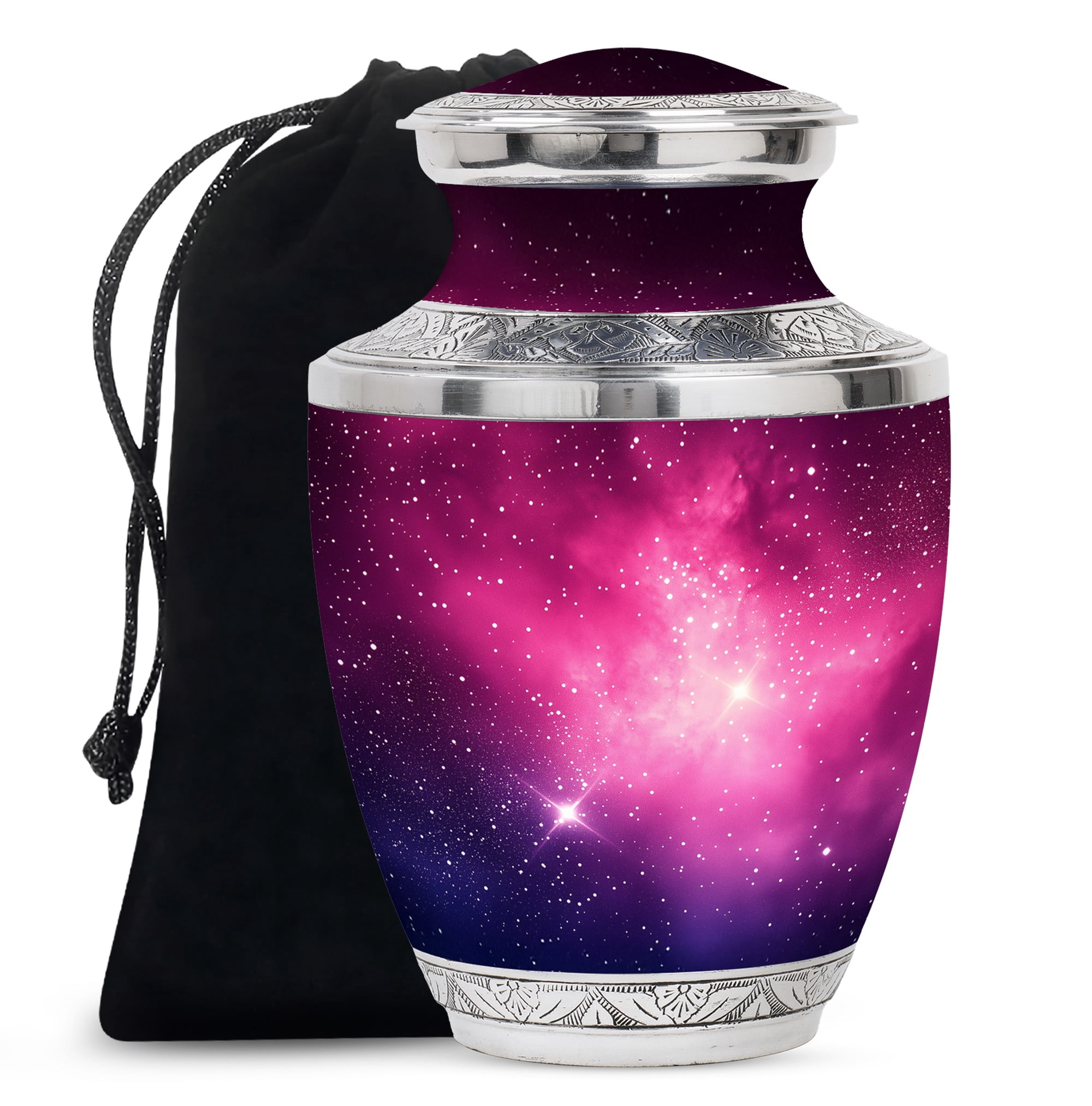 Pink Celestial Twilight Urns For Human Ashes Adult Man - Cremation Urn ...
