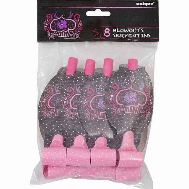Pink Chalk Party Blowers, 8-Count - Walmart.com