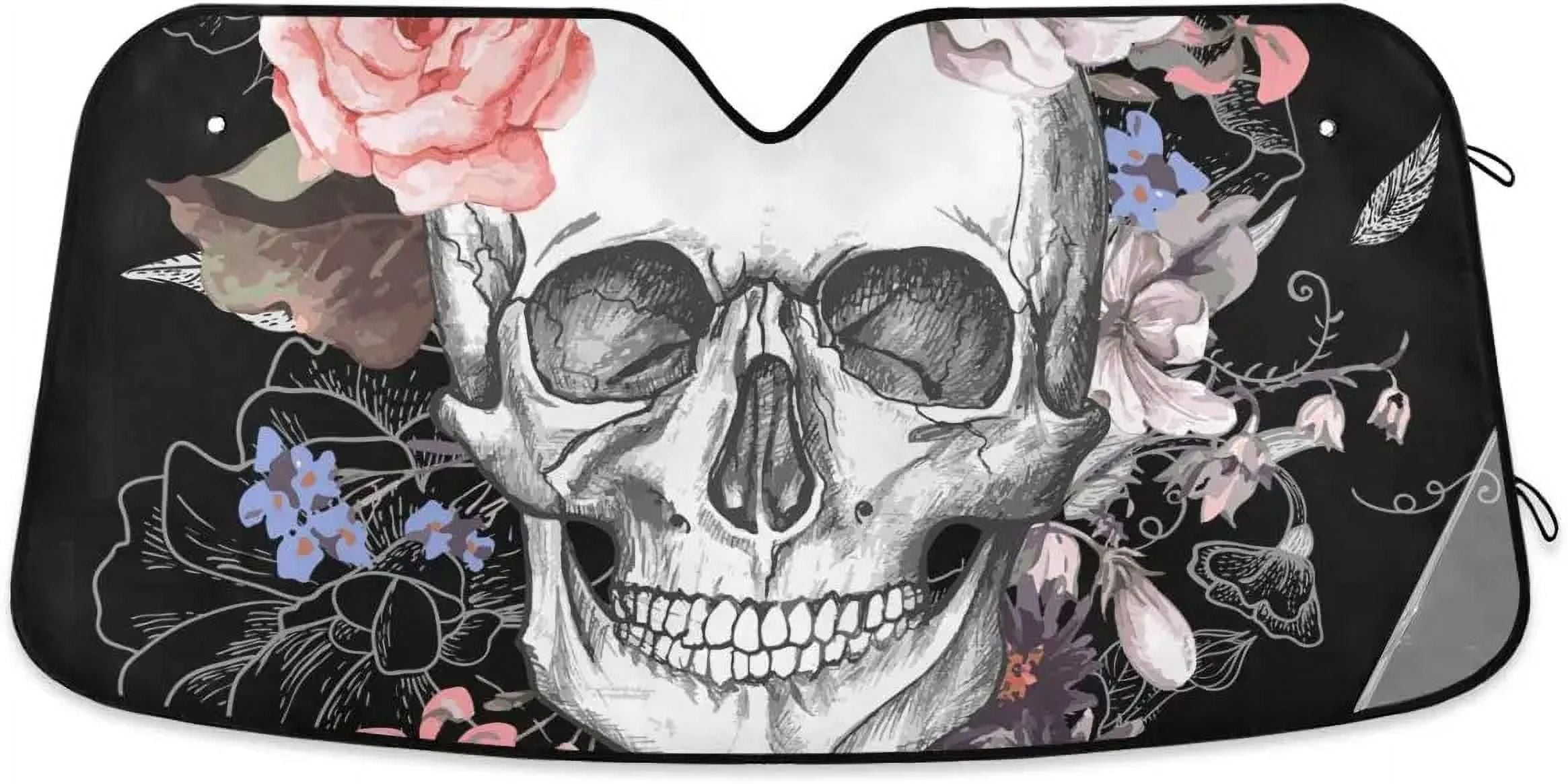 Pink Cherry Blossom Car Windshield Sun Shade Block UV Rays Sun Visor ...