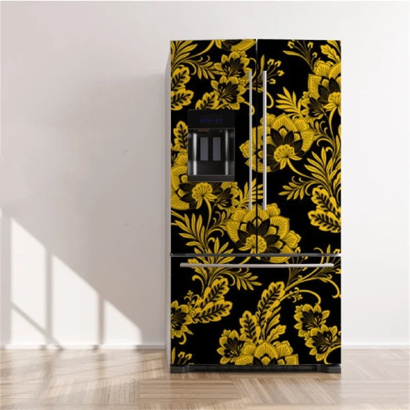 Pink Cherry Blossoms Flowers Refrigerator Stickers Spring Sakura Floral ...