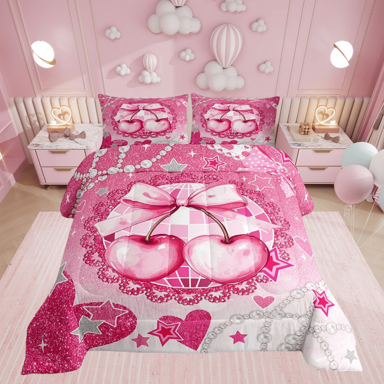 pink star comforter