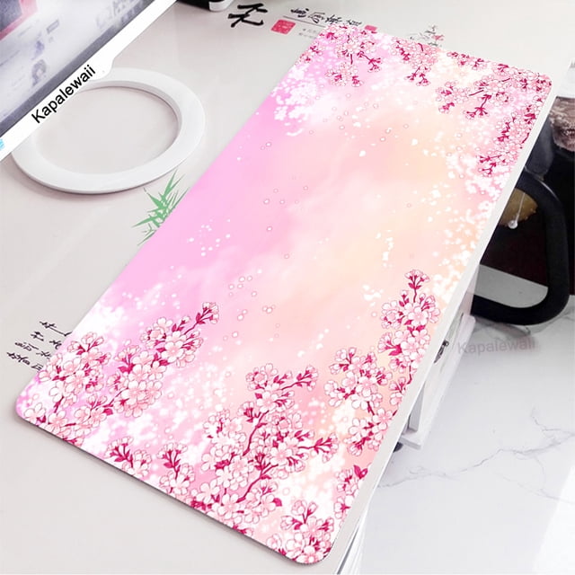 Pink Cherry Flower 1000x500 Gaming Mause Pad Computer Mouse Pad Large ...
