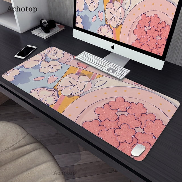 Pink Cherry Flower 1000x500 Gaming Mause Pad Computer Mouse Pad Large ...