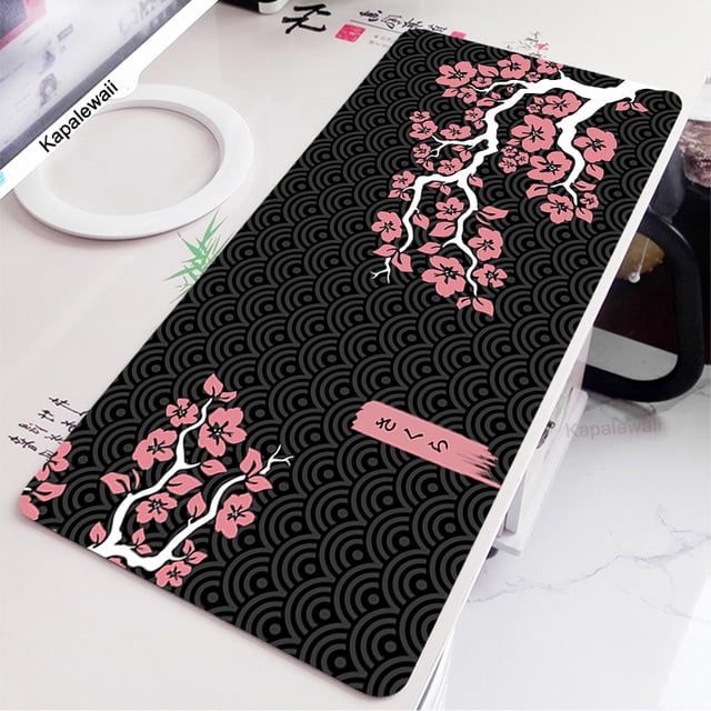 Pink Cherry Flower 1000x500 Gaming Mause Pad Computer Mouse Pad Large ...