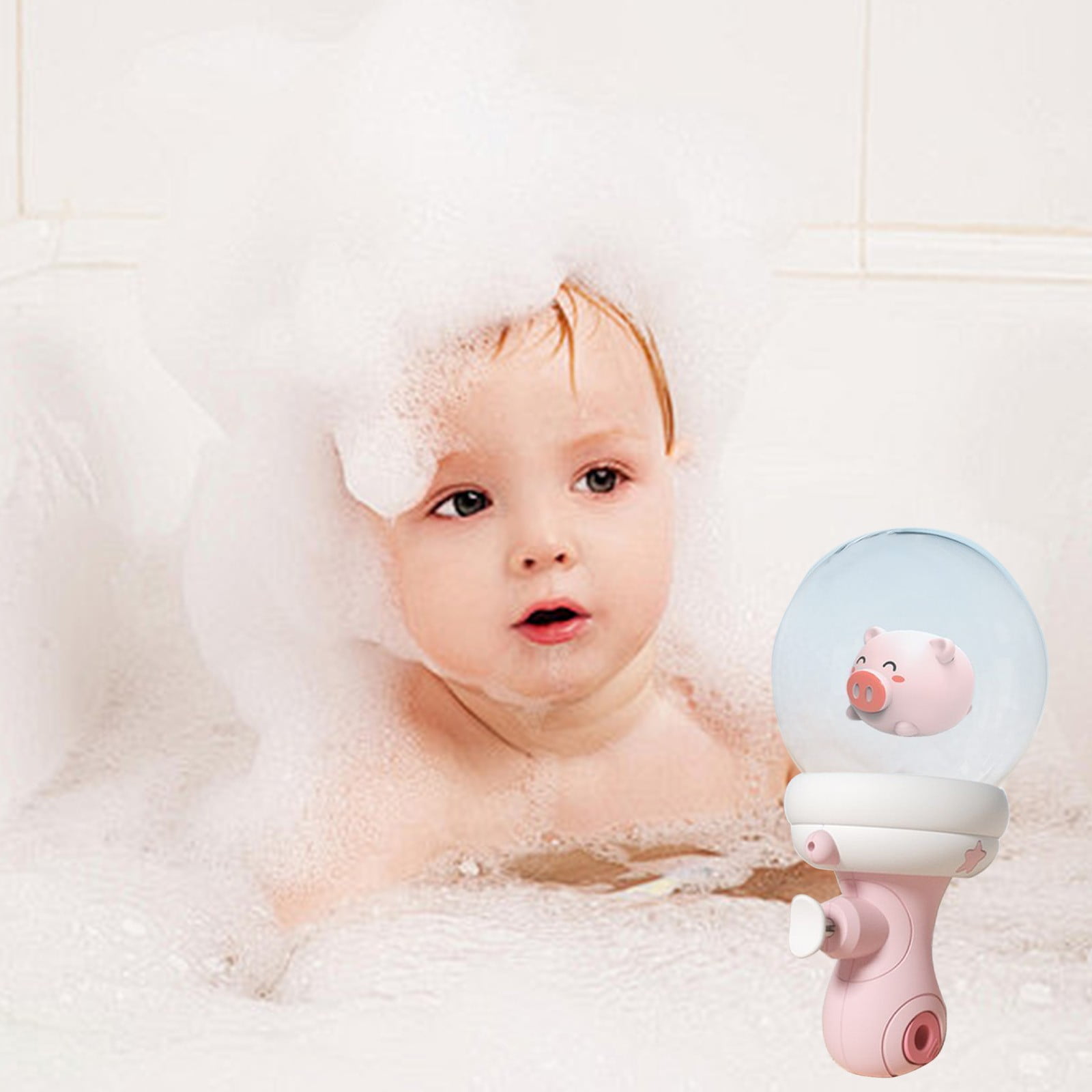 Pink Children Handheld Water Spray Toy With Led Lights Interactive ...