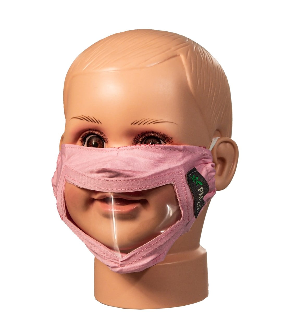 Pink Childrens Reusable Face Mask with Clear Window - Walmart.com
