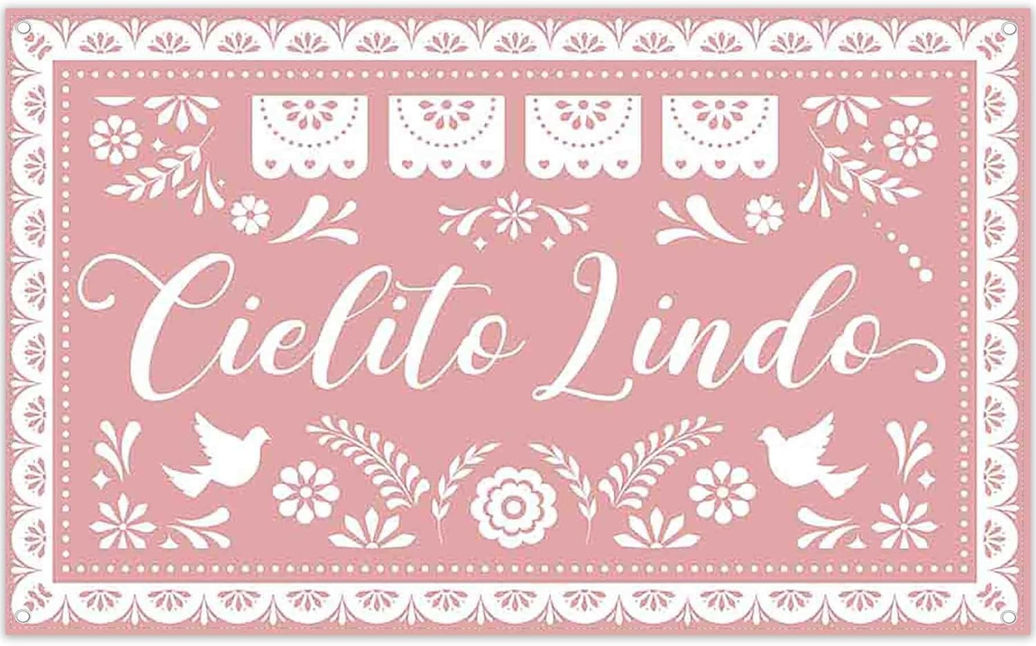 Pink Ciel-ito Lin-do Backdrop Mexican Talavera Wedding Photography ...