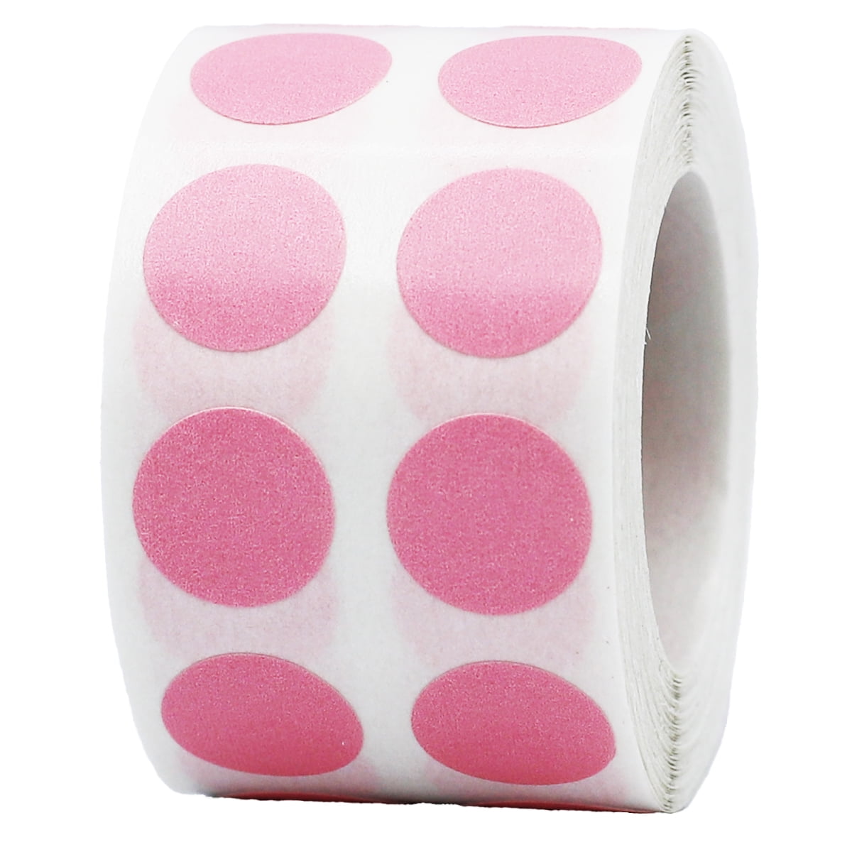 Pink Circle Dot Stickers | 0.5" Inch Round | 1000 Pack - Walmart.com
