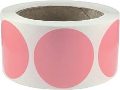 Pink Circle Stickers | 2" Inches Round | 500 Pack - Walmart.com