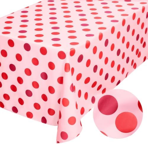 Pink Circus Tablecloth | 9' x 4.5' | Polka Dot Birthday Decorations ...