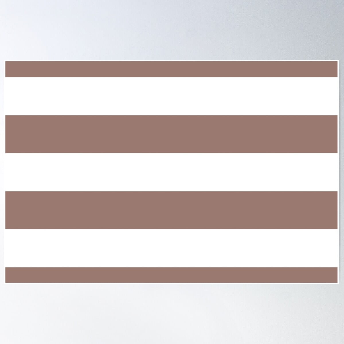 Pink Clay White Minimal Horizontal Stripe Pattern Pairs 2023 Coty ...