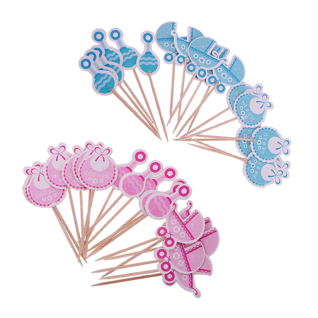 Pink Clothes Topper - Heart Pink Confetti pink and blue Themed Cupcake ...